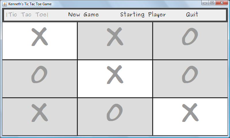 crédito espacio mimar tic tac toe java gui rotación difícil Misterio crédito espacio mimar tic tac toe java gui rotación difícil Misterio