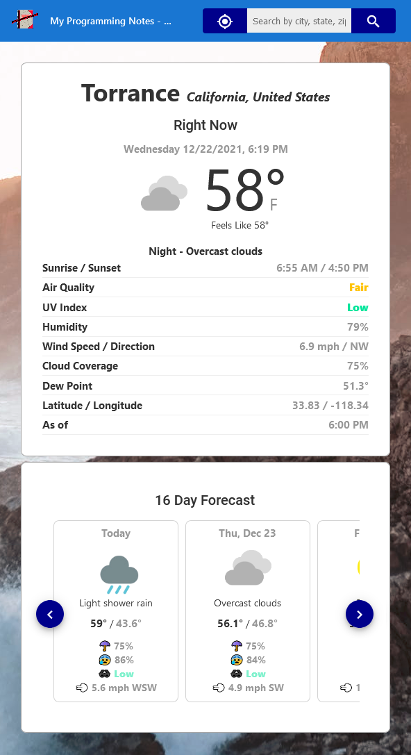 Angular How To Create A Simple Weather Forecast App Using Angular 7501