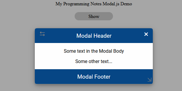 JavaScript/CSS/HTML || Modal.js – Simple Modal Popup Panel Using ... JavaScript/CSS/HTML || Modal.js – Simple Modal Popup Panel Using ...
