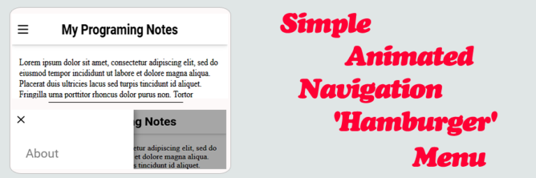 JavaScript/CSS/HTML || SlidePanel.js – How To Create An Animated ...